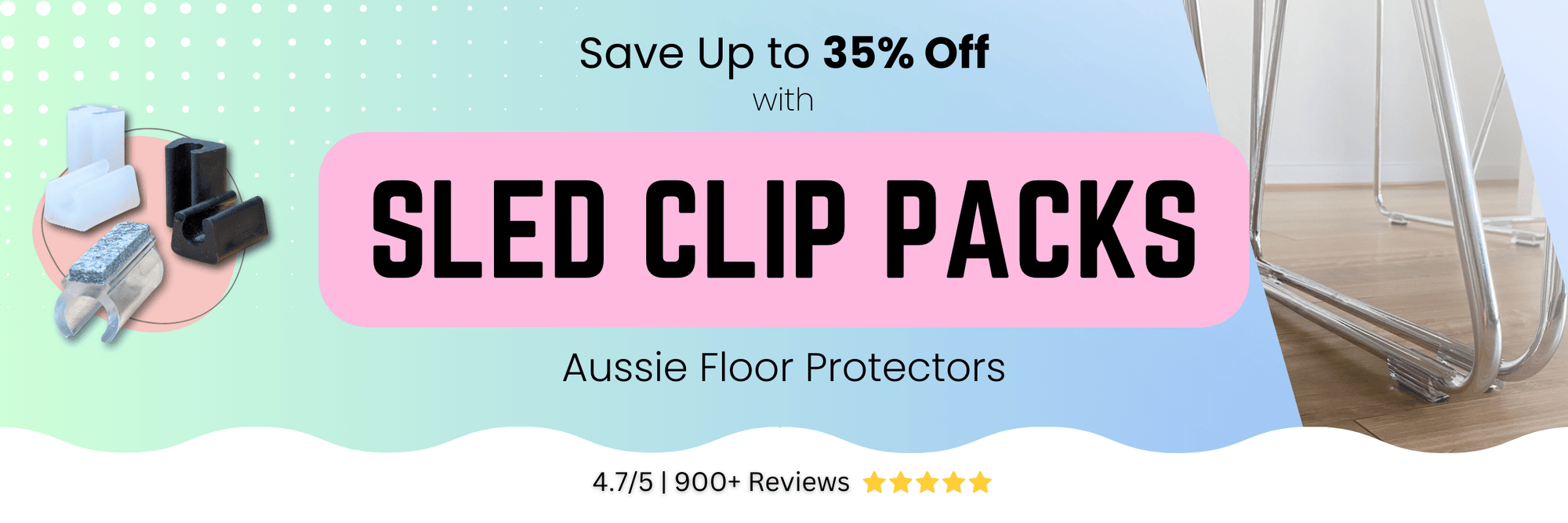 Sled Chair Glide - Saver Packs