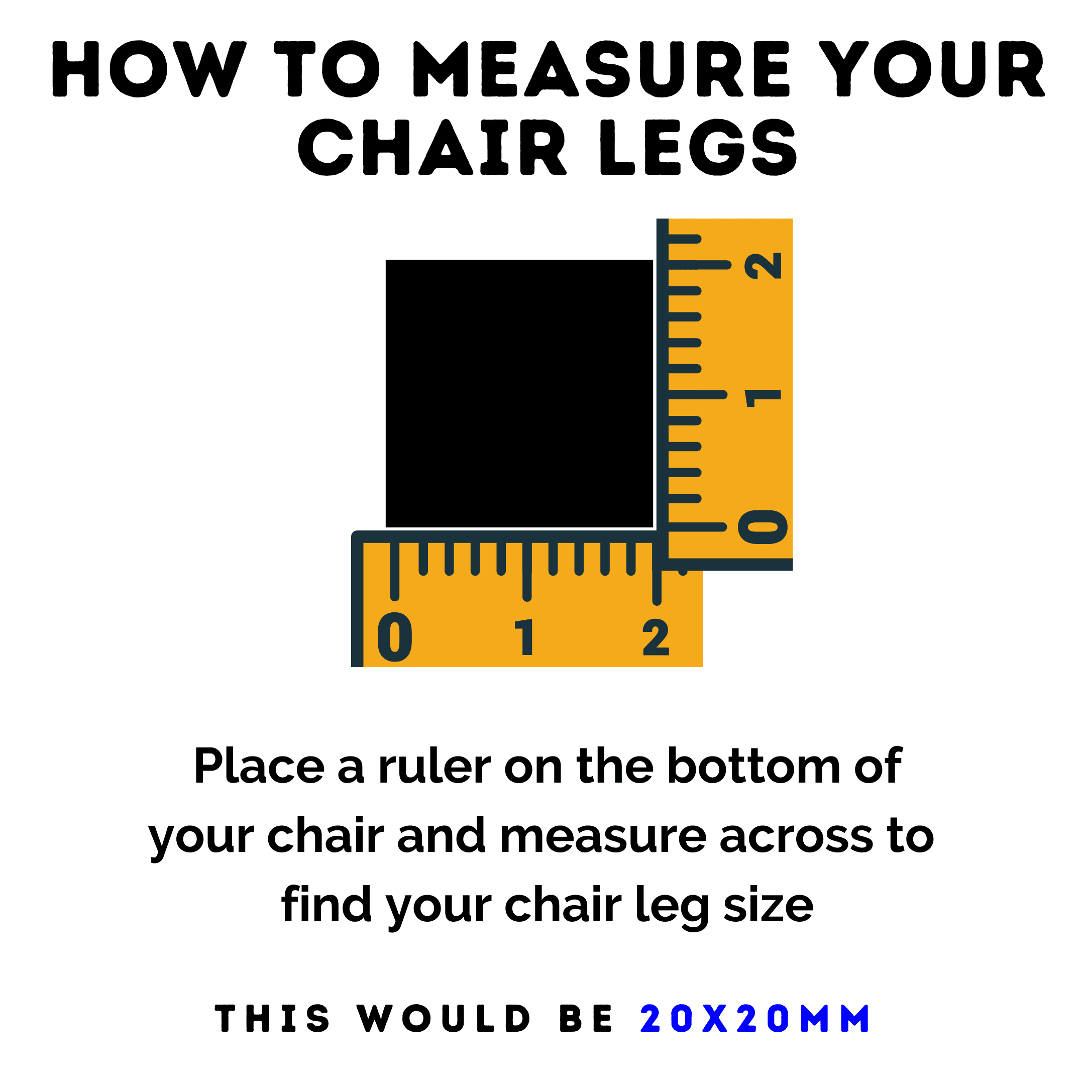 Internal Angled Chair Leg Caps | ChairCapsAustralia