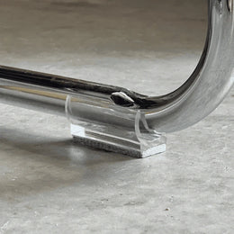 Clear Felt Clip-on Sled Chair Glides | ChairCapsAustralia
