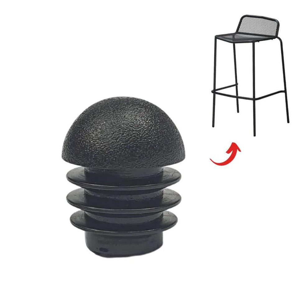 Domed Internal Chair Leg Cap for Metal Stool Legs | ChairCapsAustralia