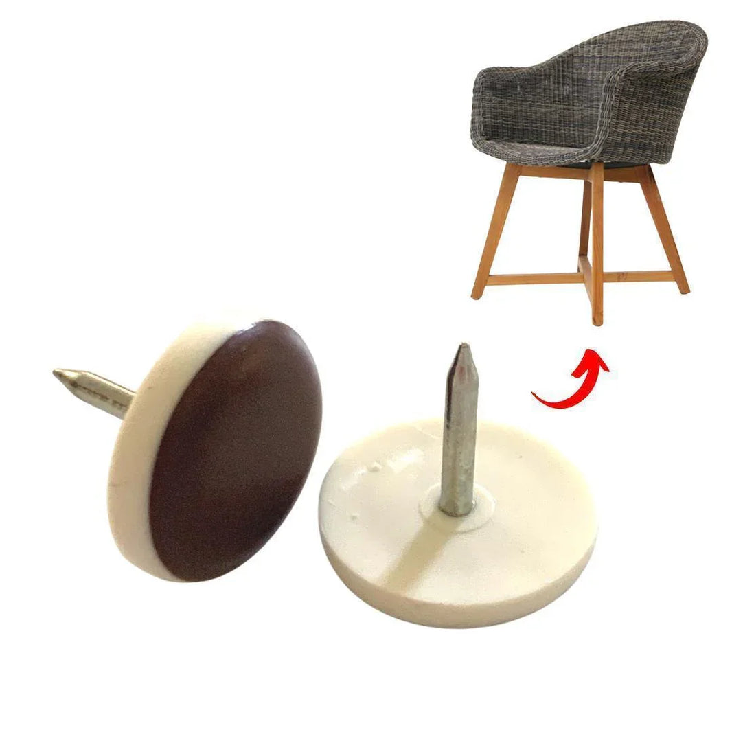 Nail & Screw-in Chair Leg Caps | Screw in Chair Leg Protectors